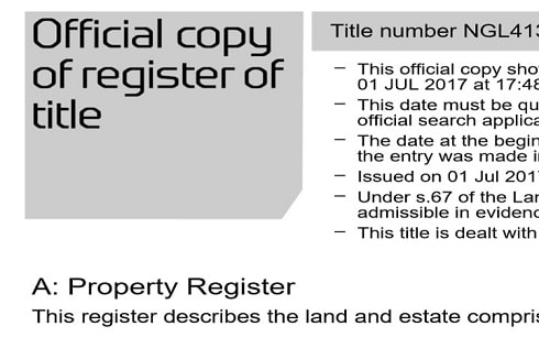 Land Registry Searches Online - Get Official Deeds Online Now